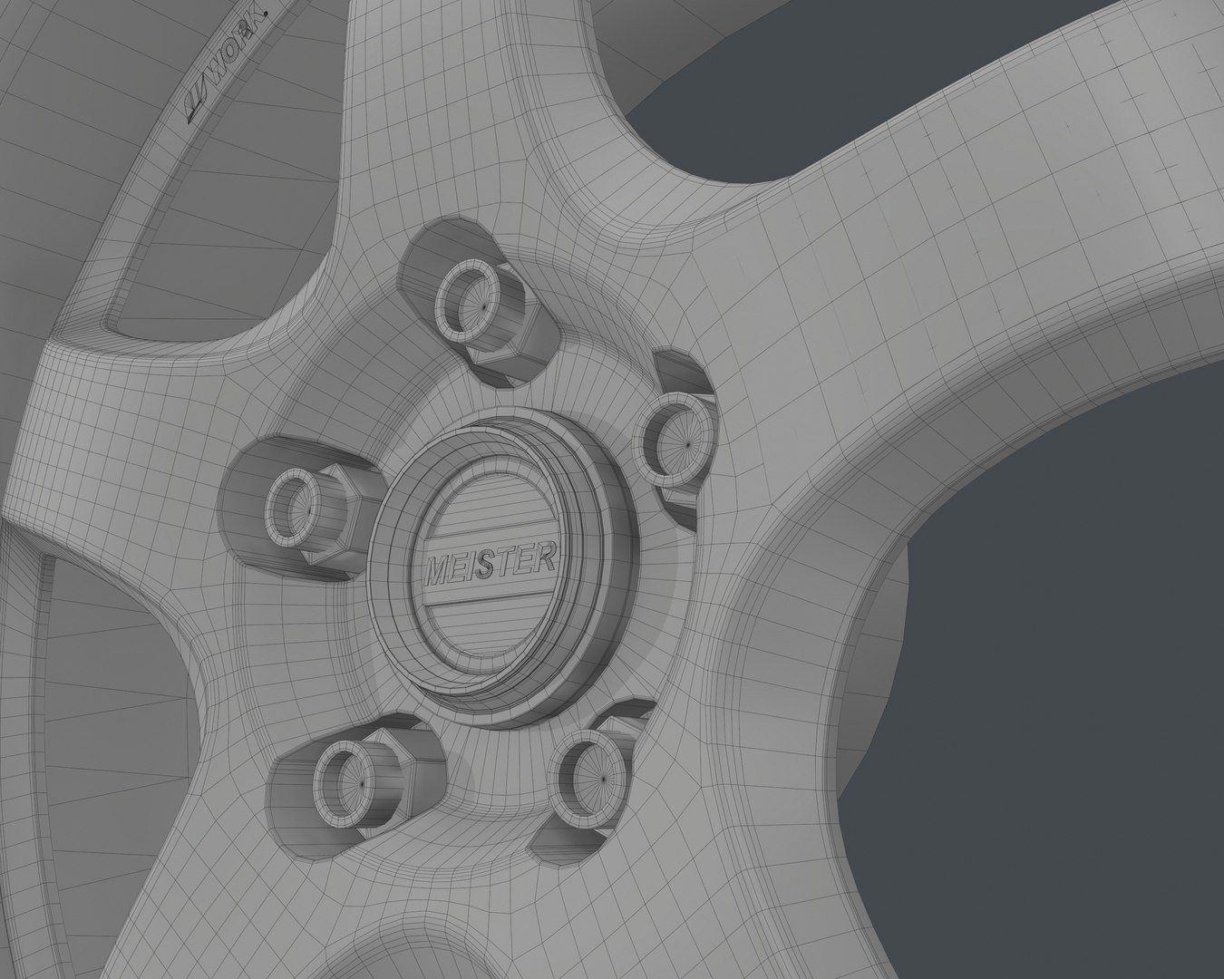 3D Rim Meister Work Wheels - TurboSquid 1440693