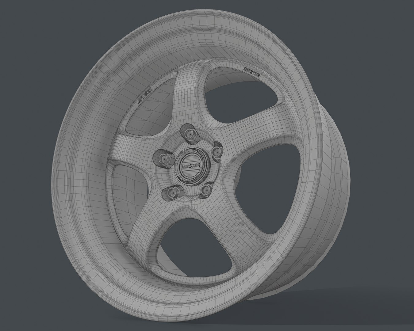 3D Rim Meister Work Wheels - TurboSquid 1440693