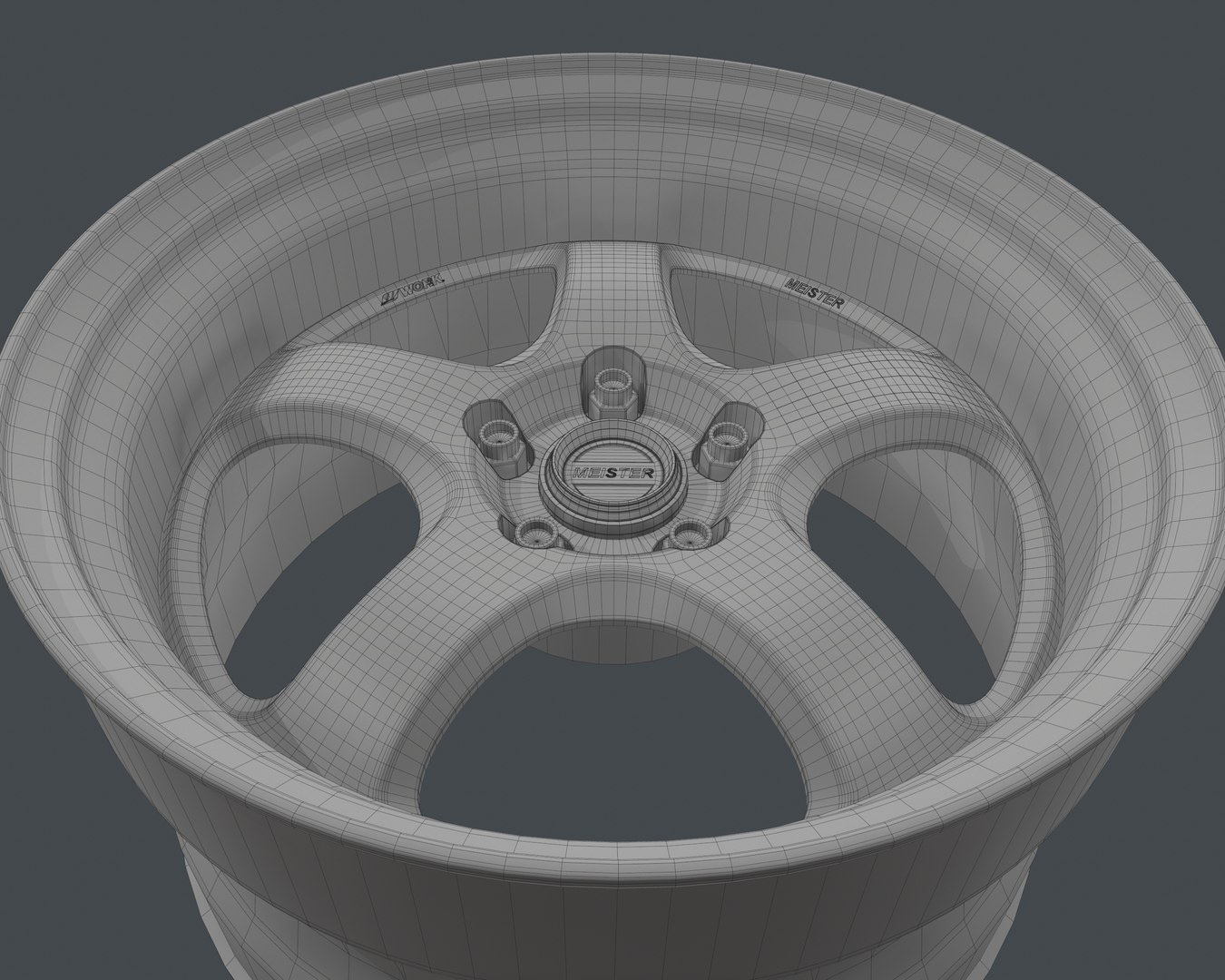 3D Rim Meister Work Wheels - TurboSquid 1440693