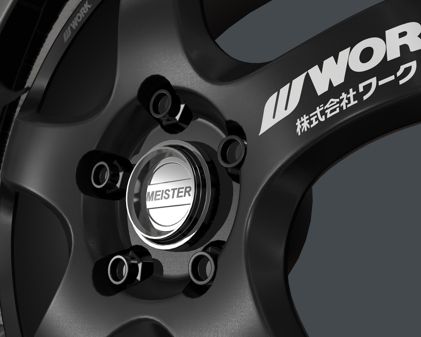 3D Rim Meister Work Wheels - TurboSquid 1440693