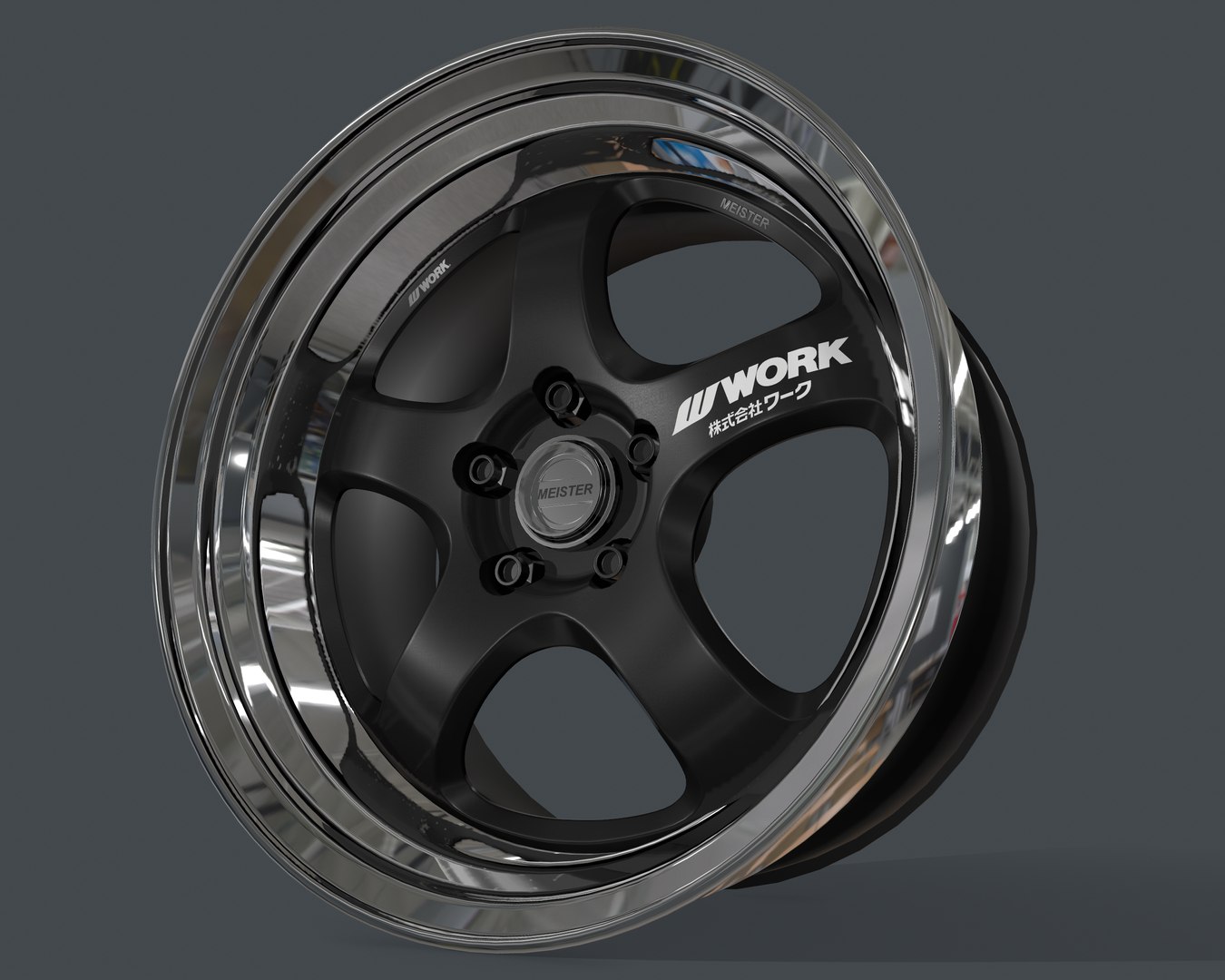 3D Rim Meister Work Wheels - TurboSquid 1440693