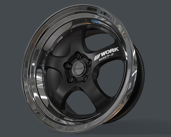 Work Rims Black