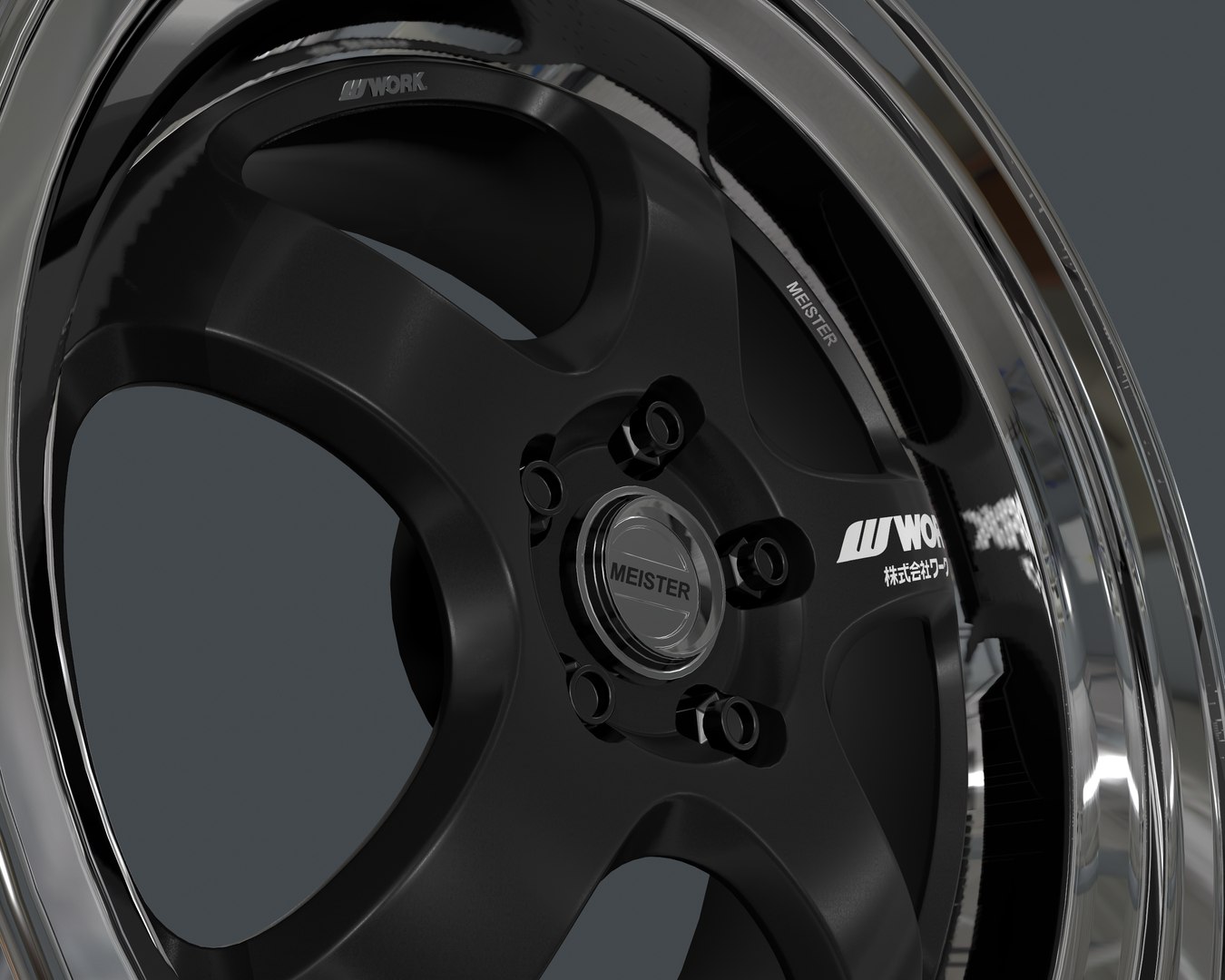 3D Rim Meister Work Wheels - TurboSquid 1440693