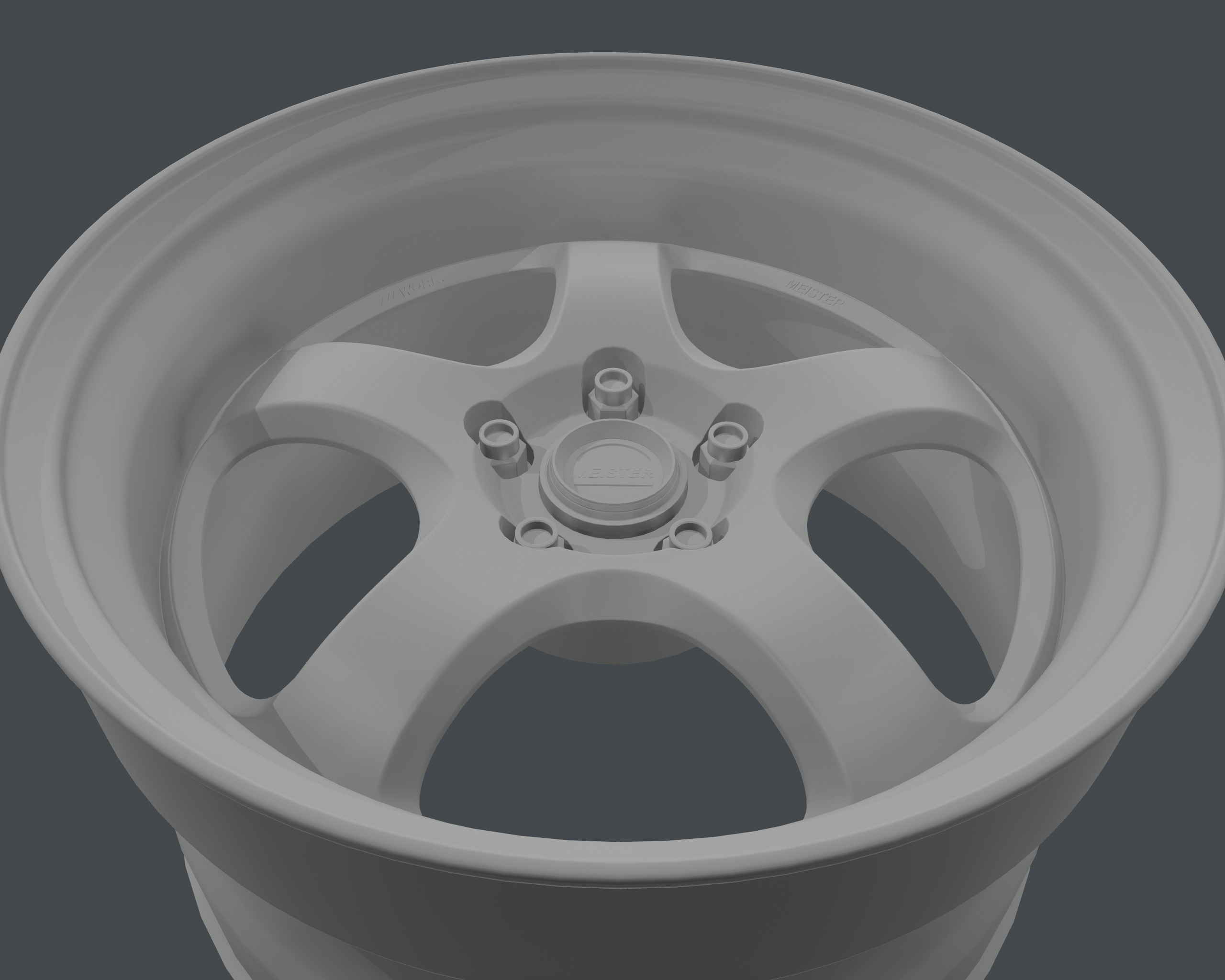 3D rim meister work wheels - TurboSquid 1440693
