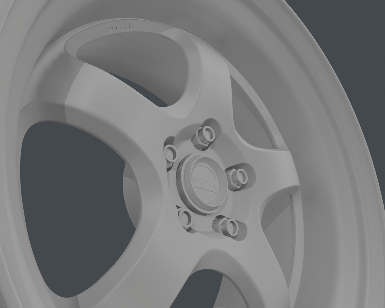 3D Rim Meister Work Wheels - TurboSquid 1440693