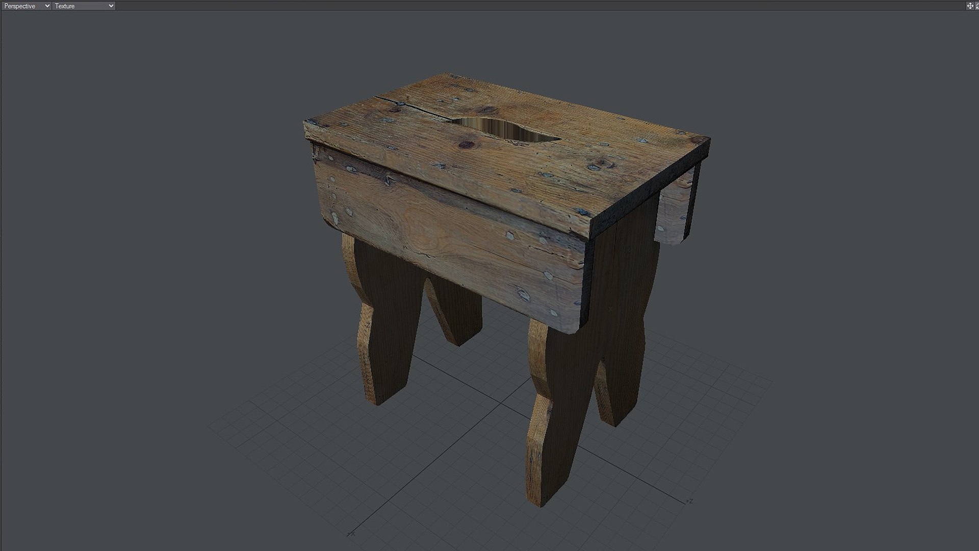 3D Stool Model - TurboSquid 1955576