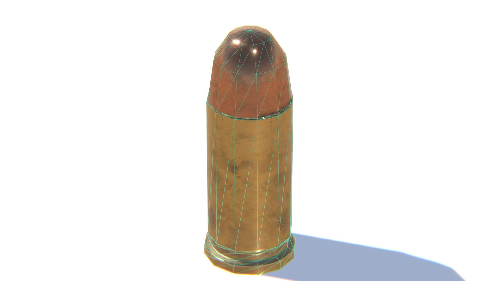 3D 45ACP Ammo Low-poly Model - TurboSquid 1800163