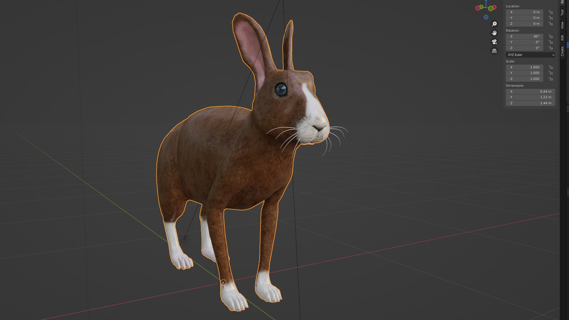 Rabbit 3D Model - TurboSquid 2022877