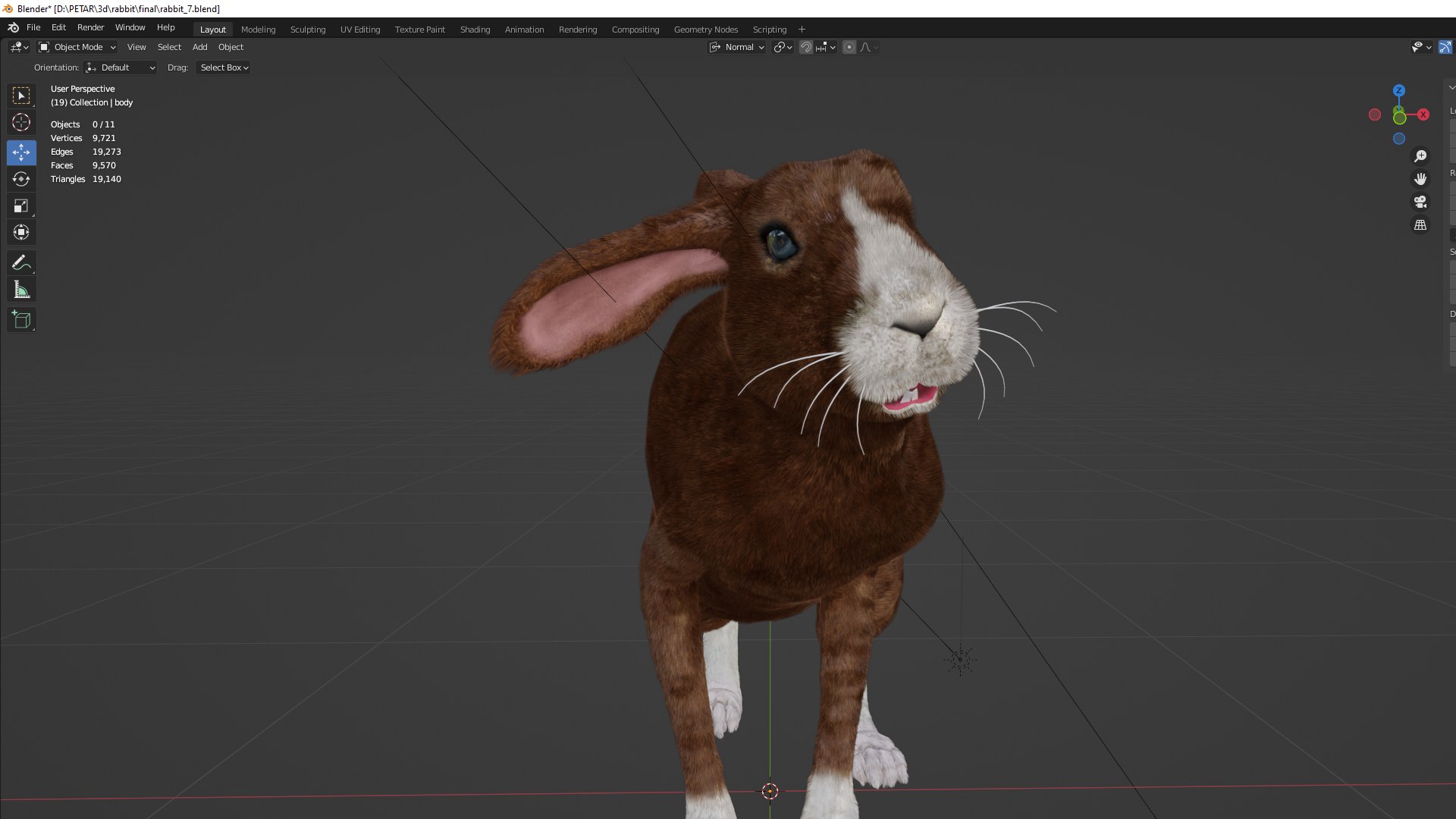 Rabbit 3D Model - TurboSquid 2022877