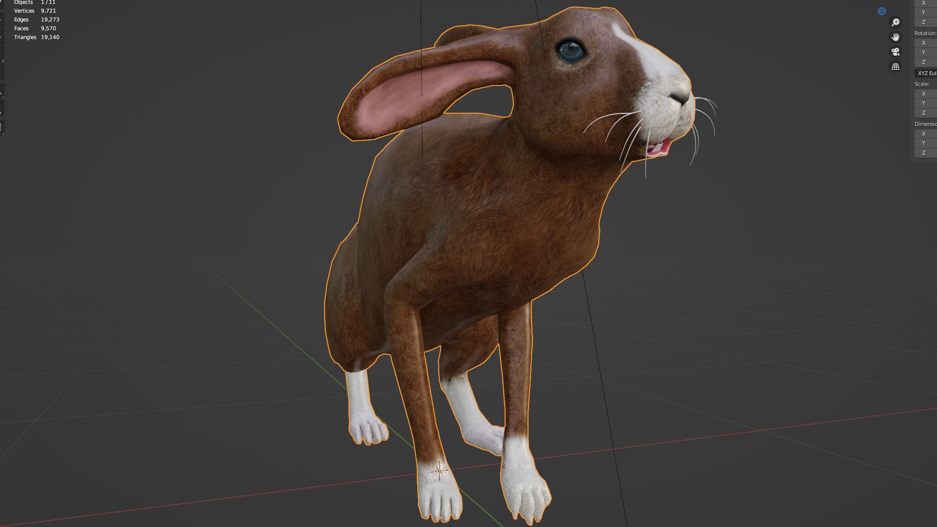 Rabbit 3D Model - TurboSquid 2022877