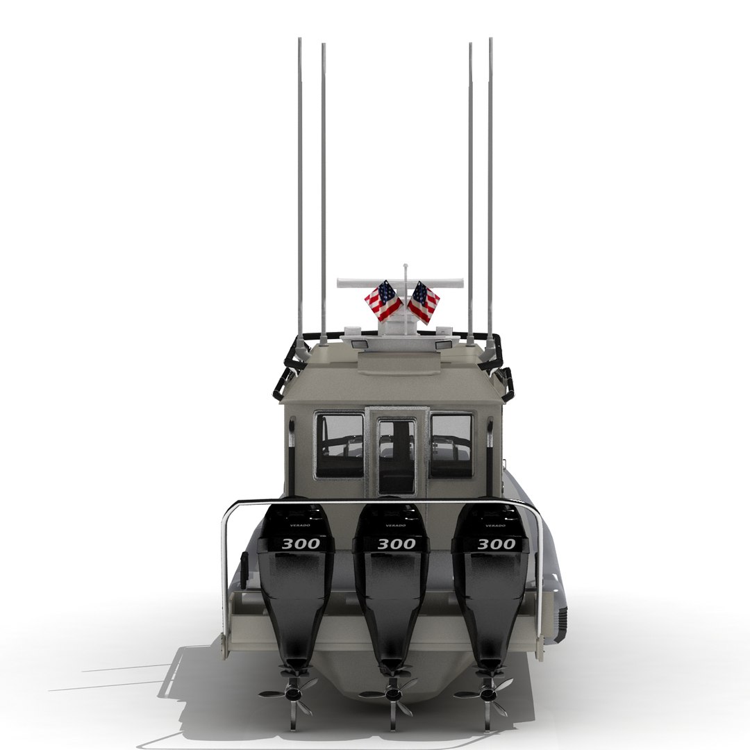 3d Interceptor Class Safe Boat Model