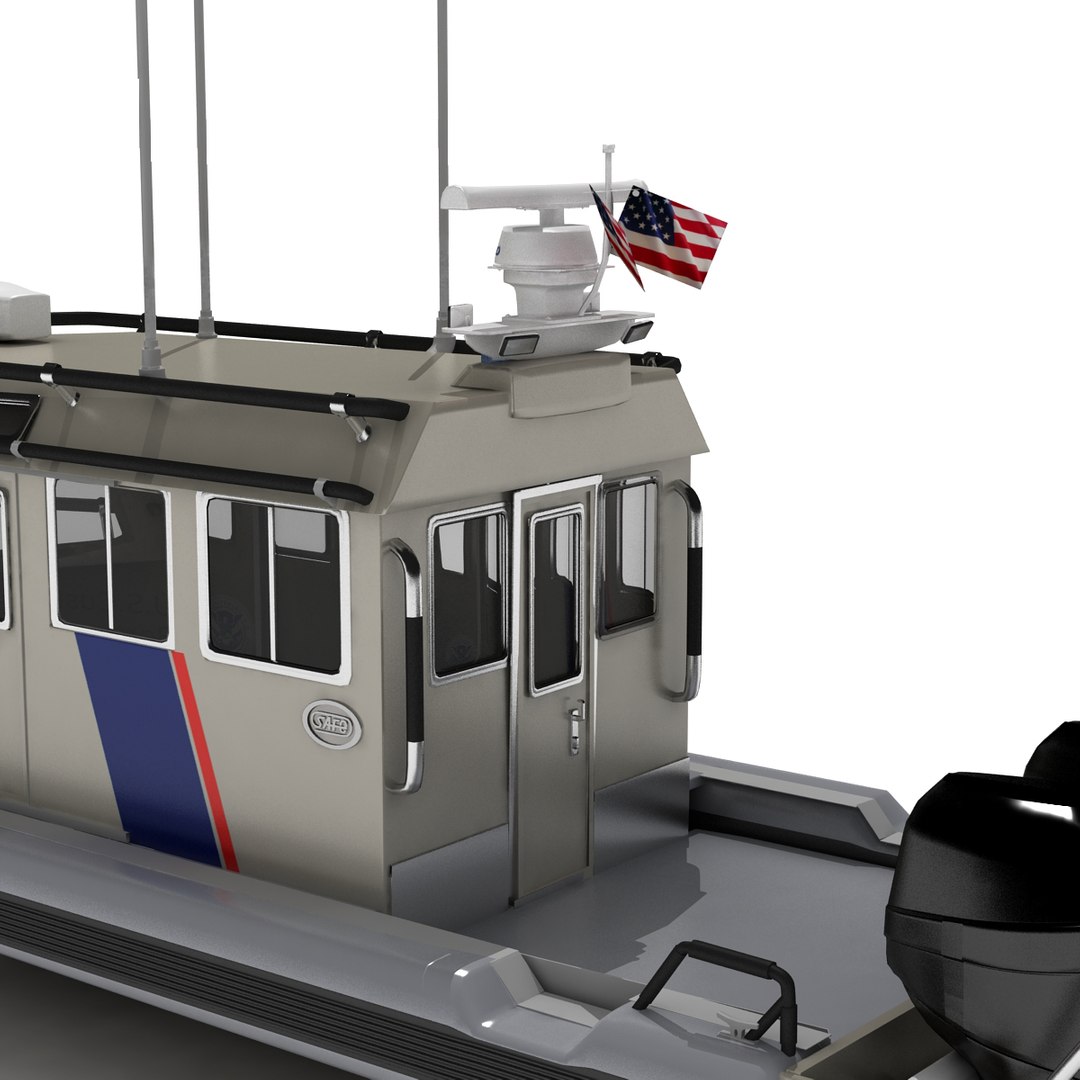 3d Interceptor Class Safe Boat Model