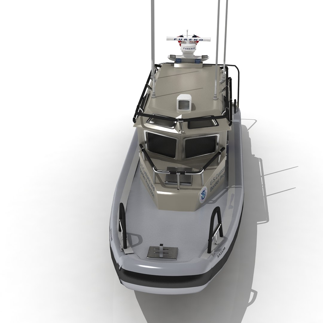 3d Interceptor Class Safe Boat Model