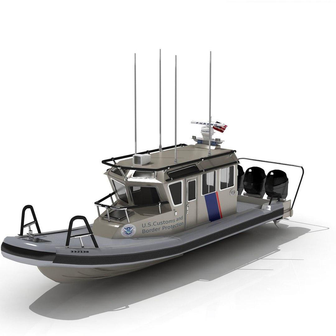 3d Interceptor Class Safe Boat Model