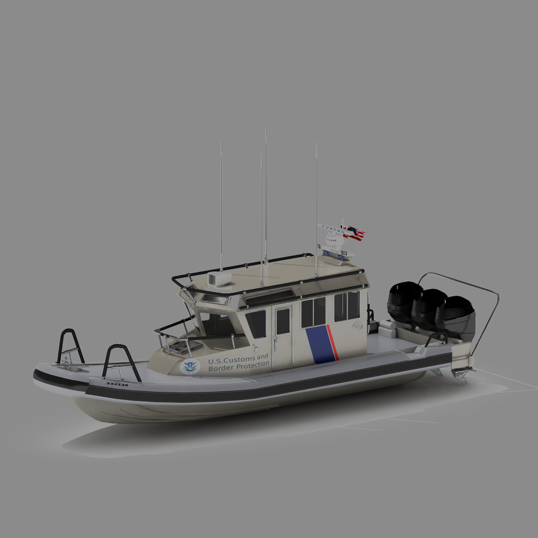 인터셉터 클래스 33 ft SAFE 보트 3D 모델 - TurboSquid 689486