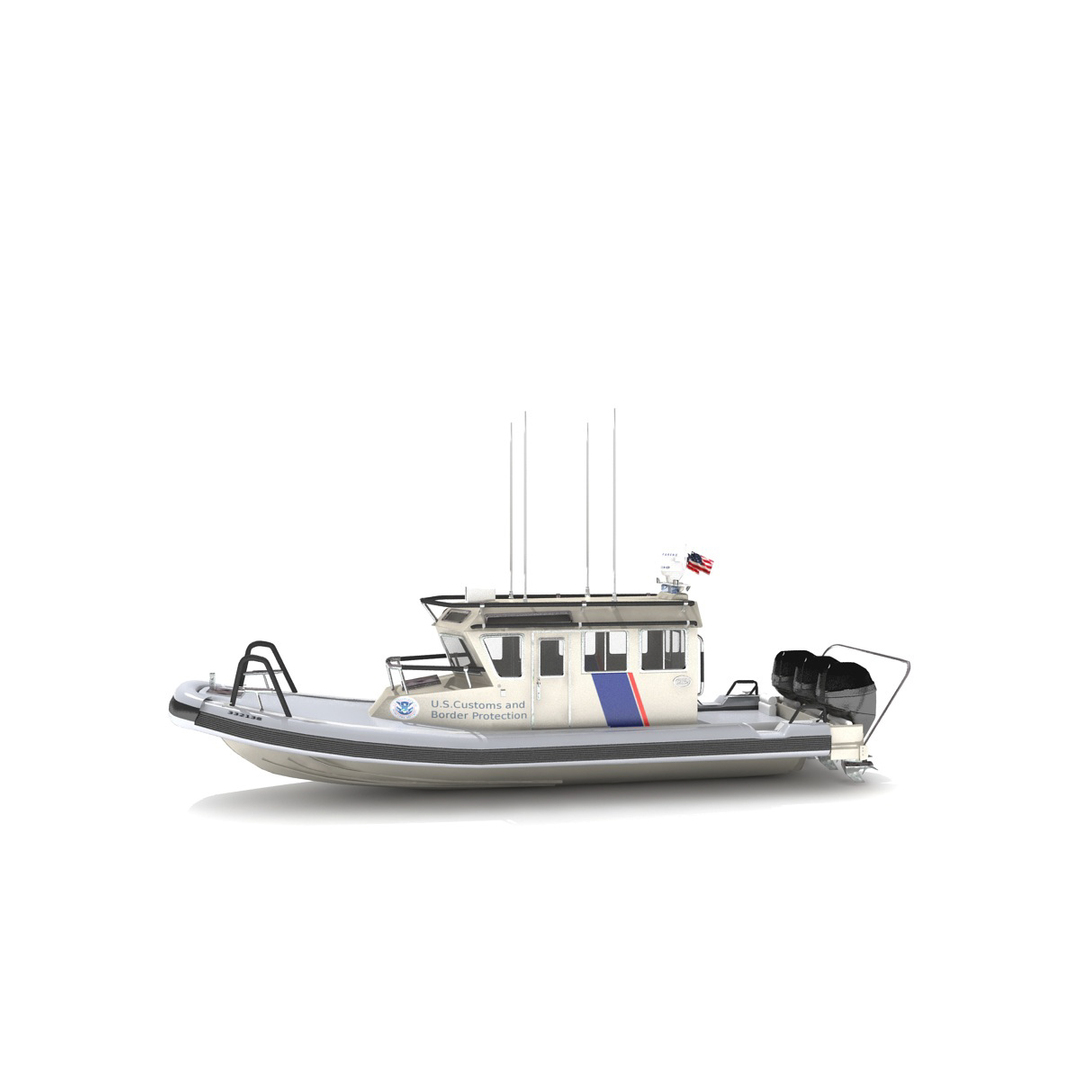 3d Interceptor Class Safe Boat Model