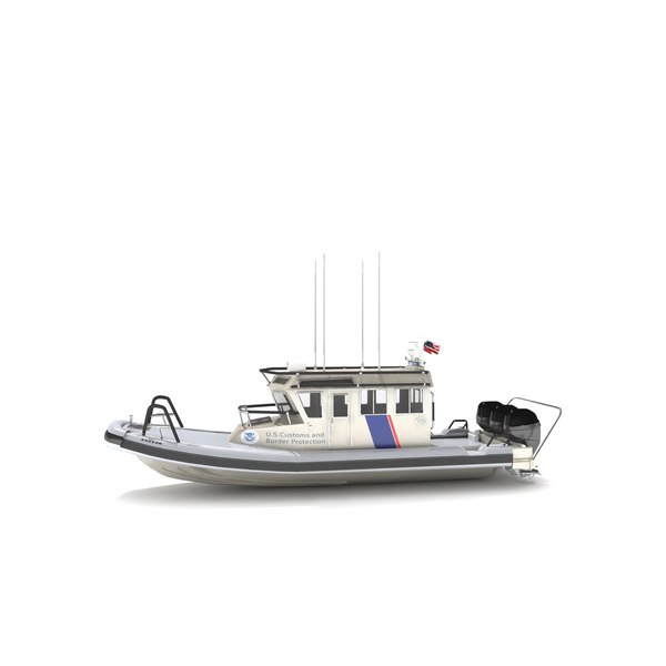 3d interceptor class safe boat model