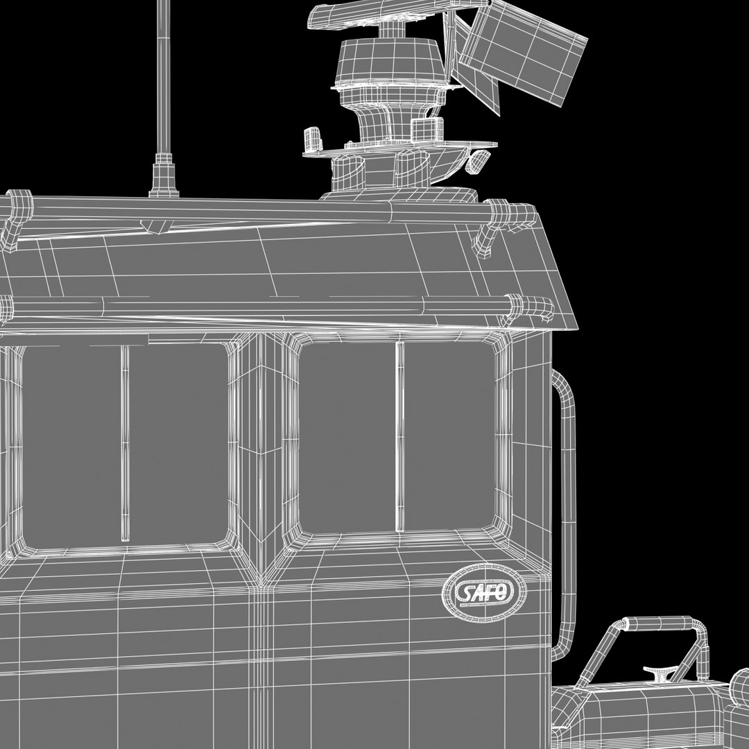 3d Interceptor Class Safe Boat Model
