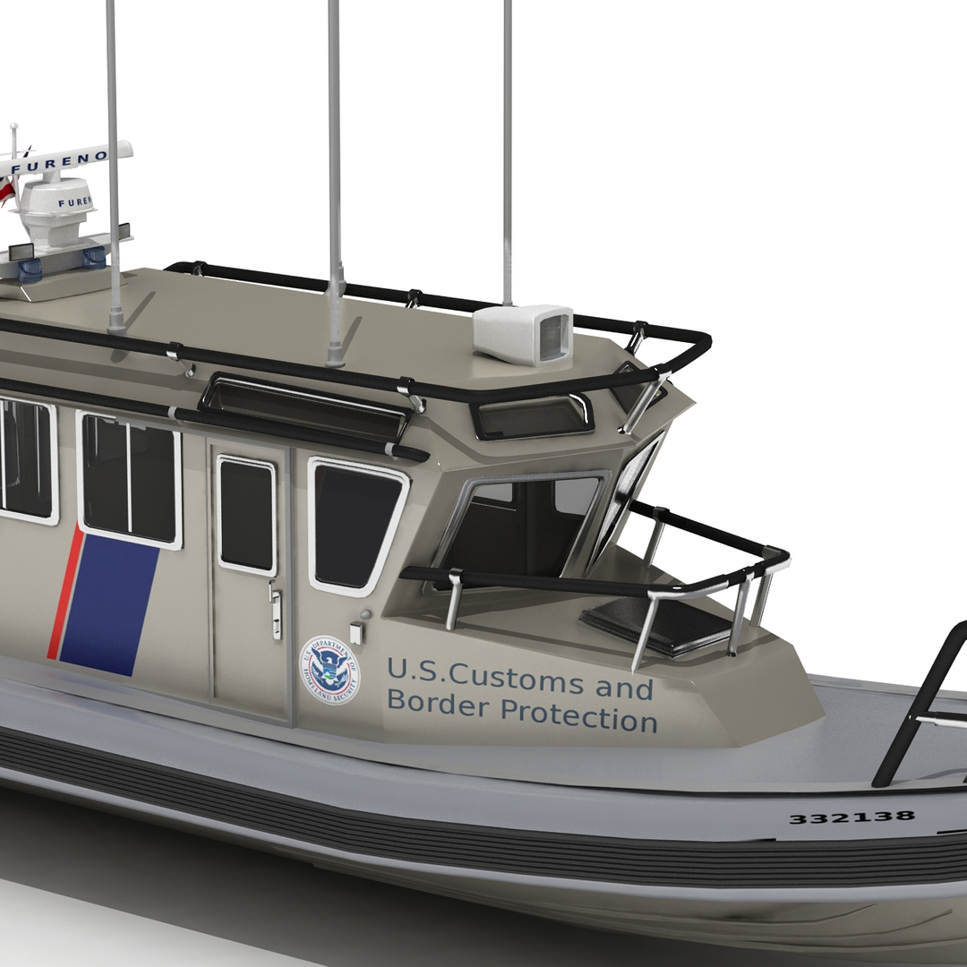 3d interceptor class safe boat model