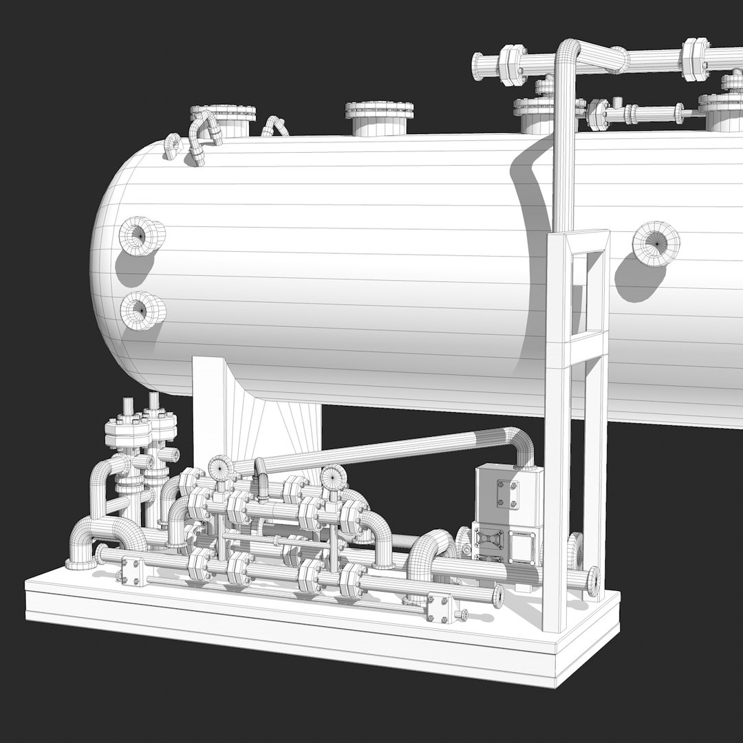 3d Industrial Equipment Model
