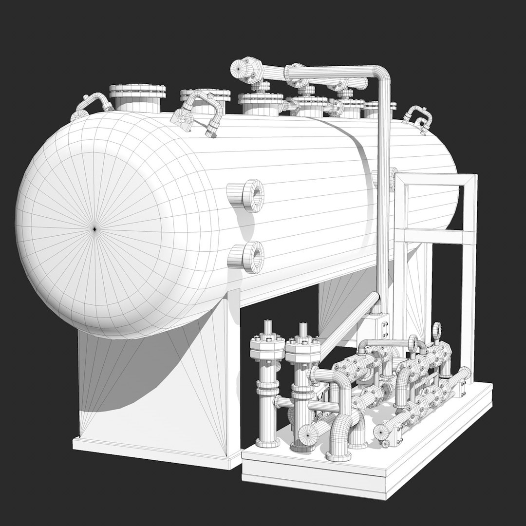 3d Industrial Equipment Model