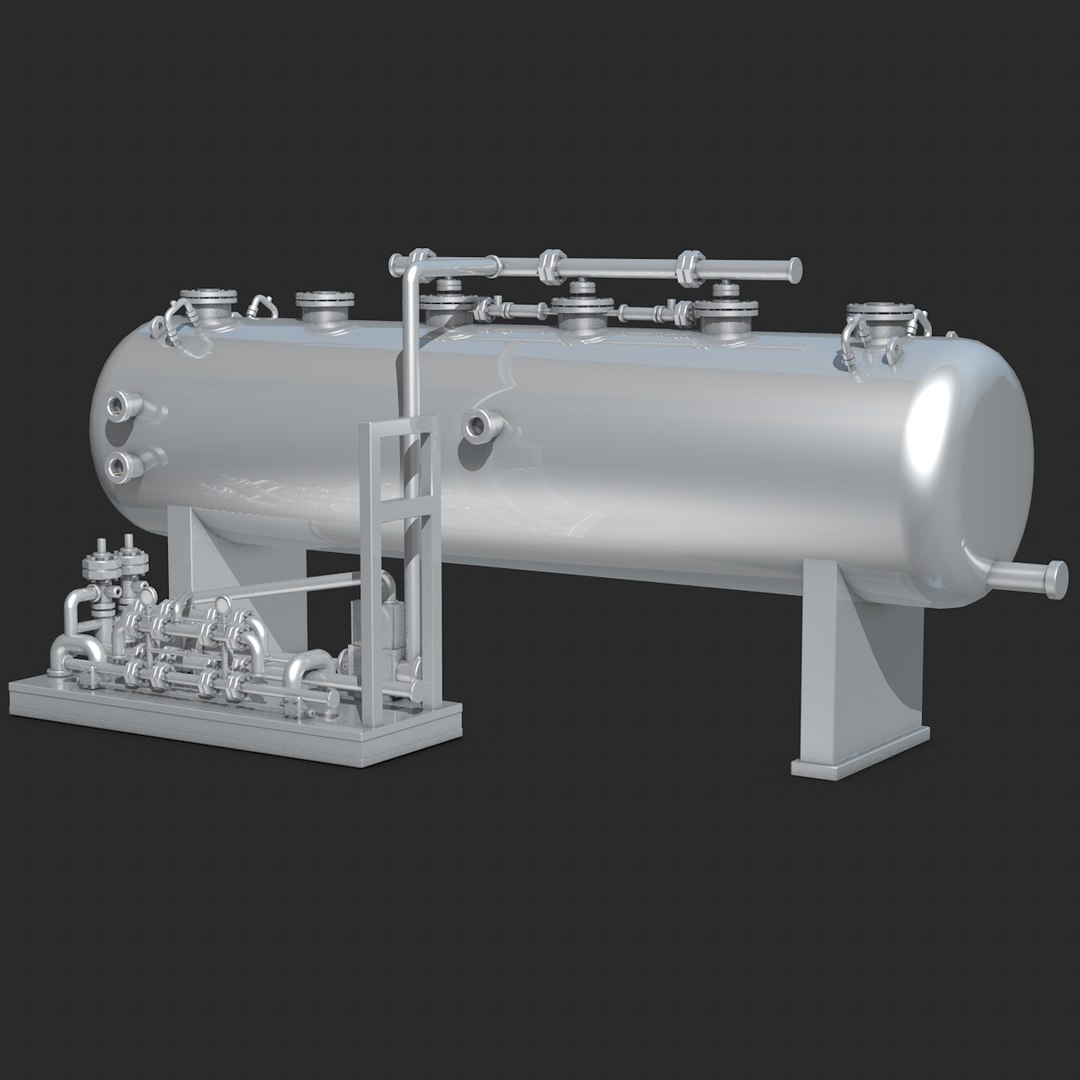 3d Industrial Equipment Model