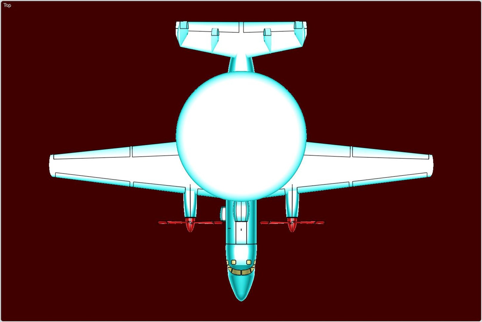 E-2d Advanced Hawkeye Aircraft 3d 3ds