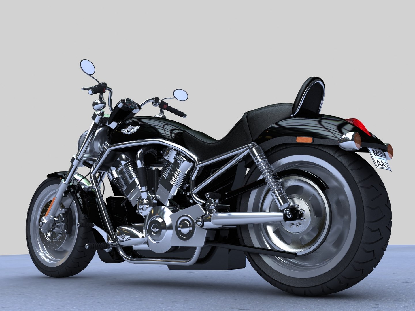 3ds max harley davidson