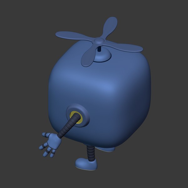 Cute Android Robot model - TurboSquid 1772661