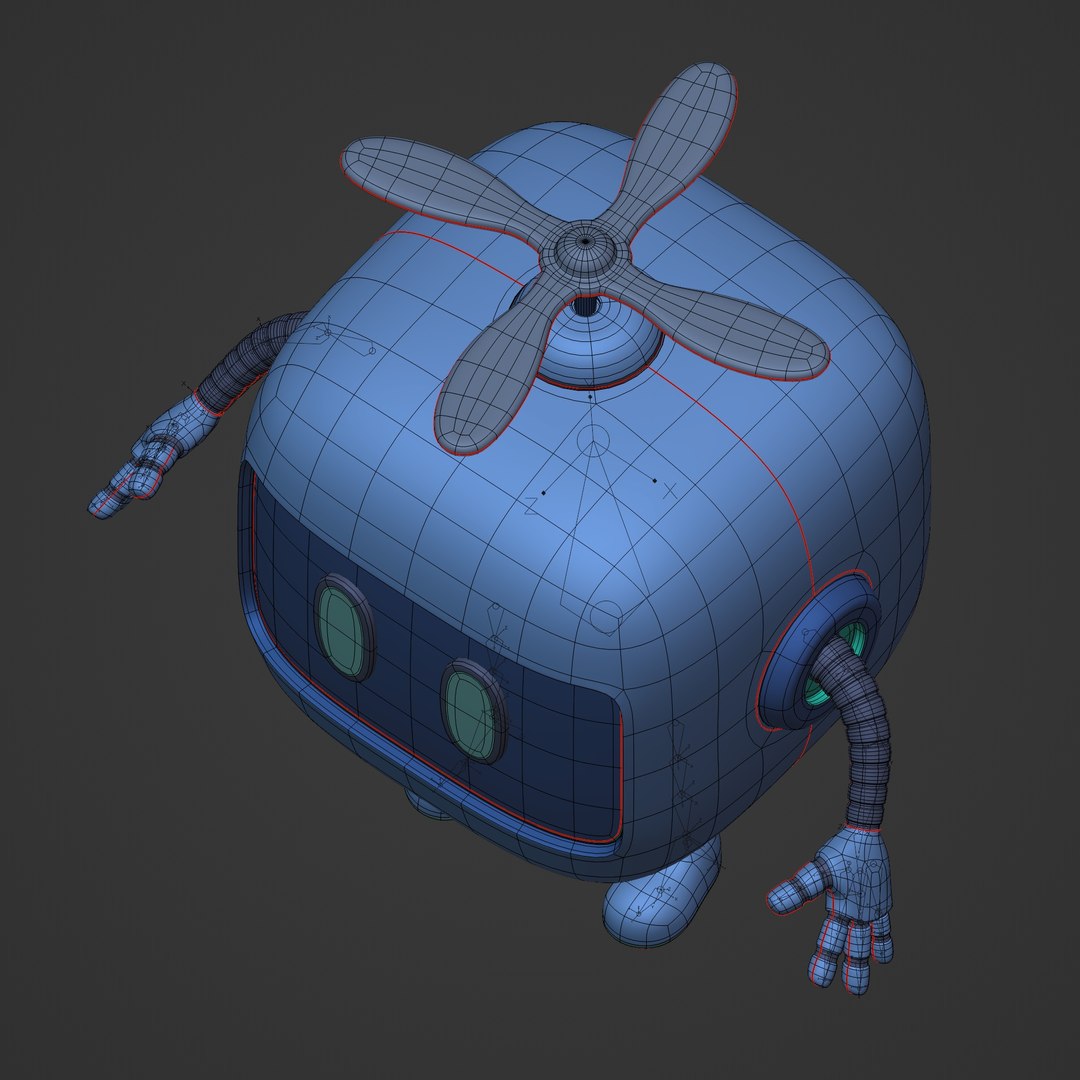 Cute Android Robot model - TurboSquid 1772661