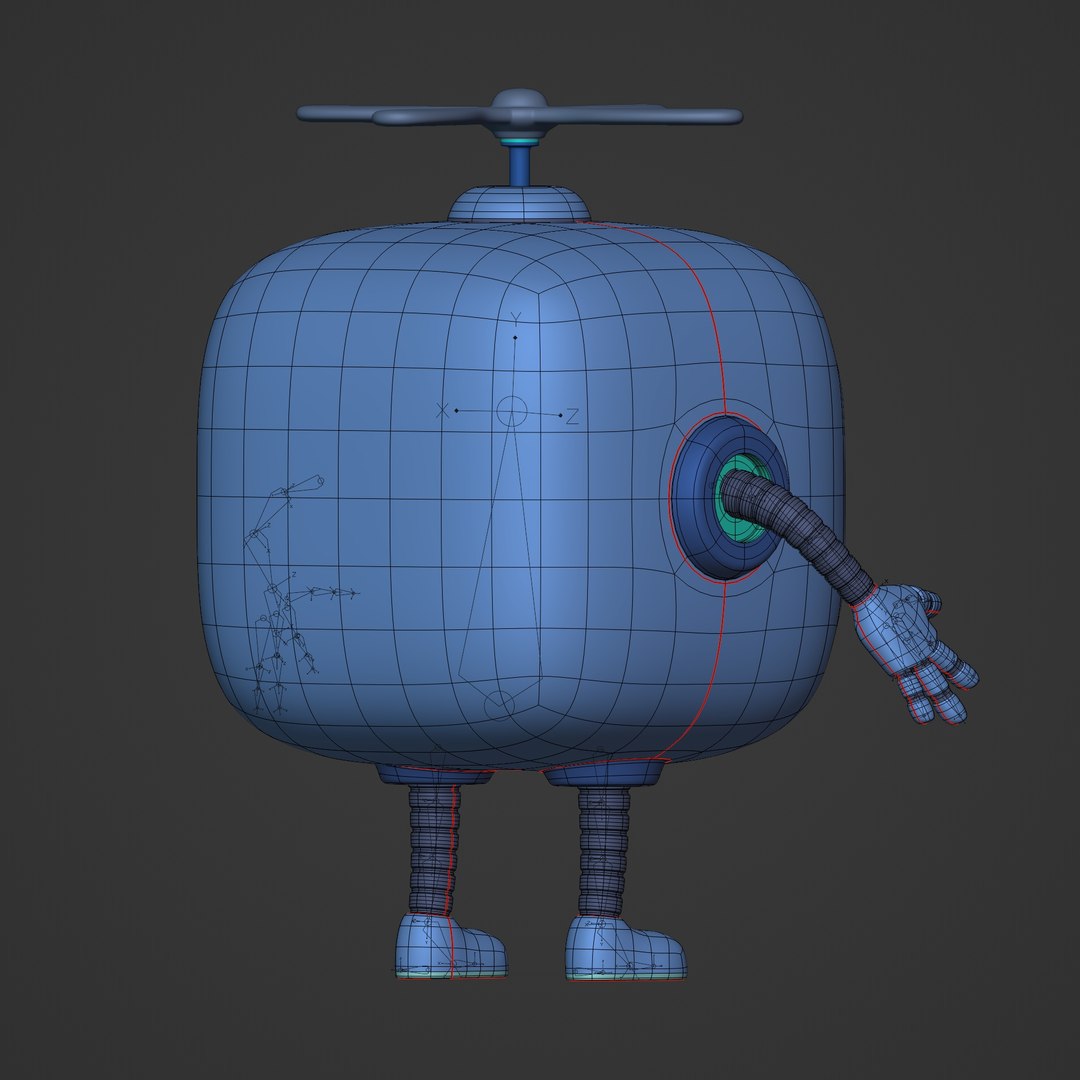 Cute Android Robot Model - TurboSquid 1772661