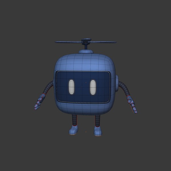 Cute Android Robot model - TurboSquid 1772661