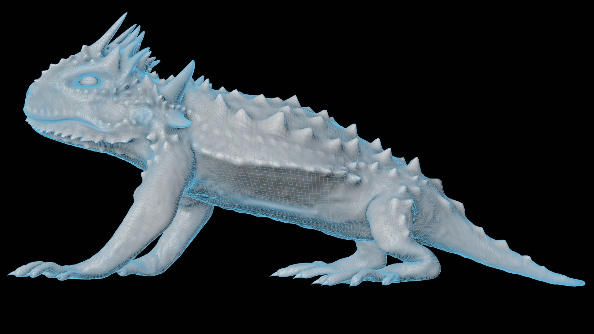 3D Model Horntoad Lizard - TurboSquid 1805167
