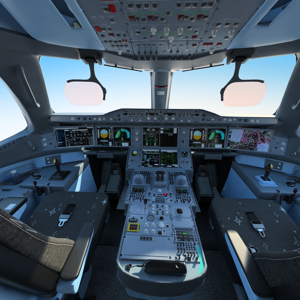 airbus vr a350 3d model