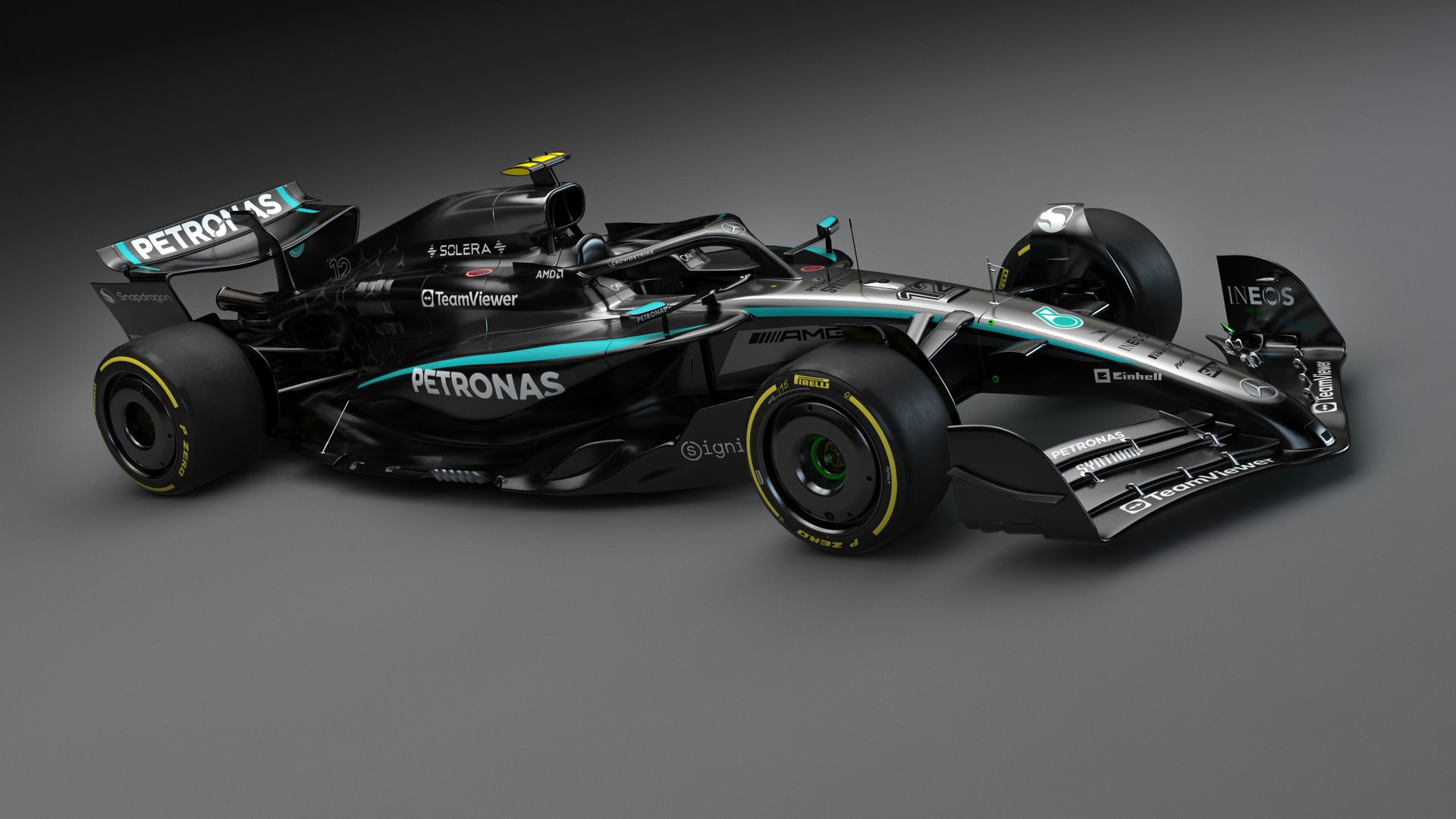 F1 Mercedes W16 2025 3D Model - TurboSquid 2374825