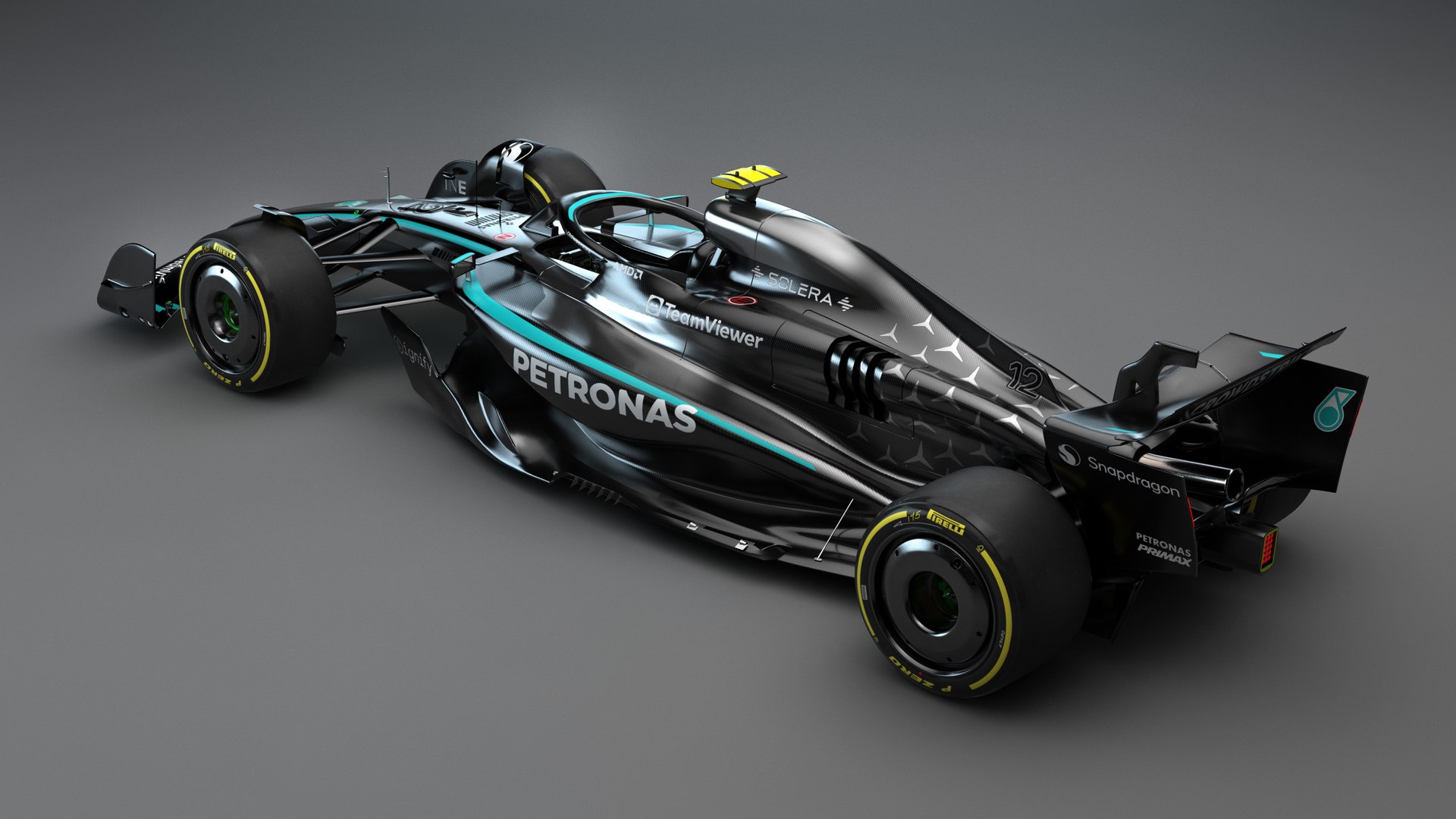F1 Mercedes W16 2025 3D Model - TurboSquid 2374825