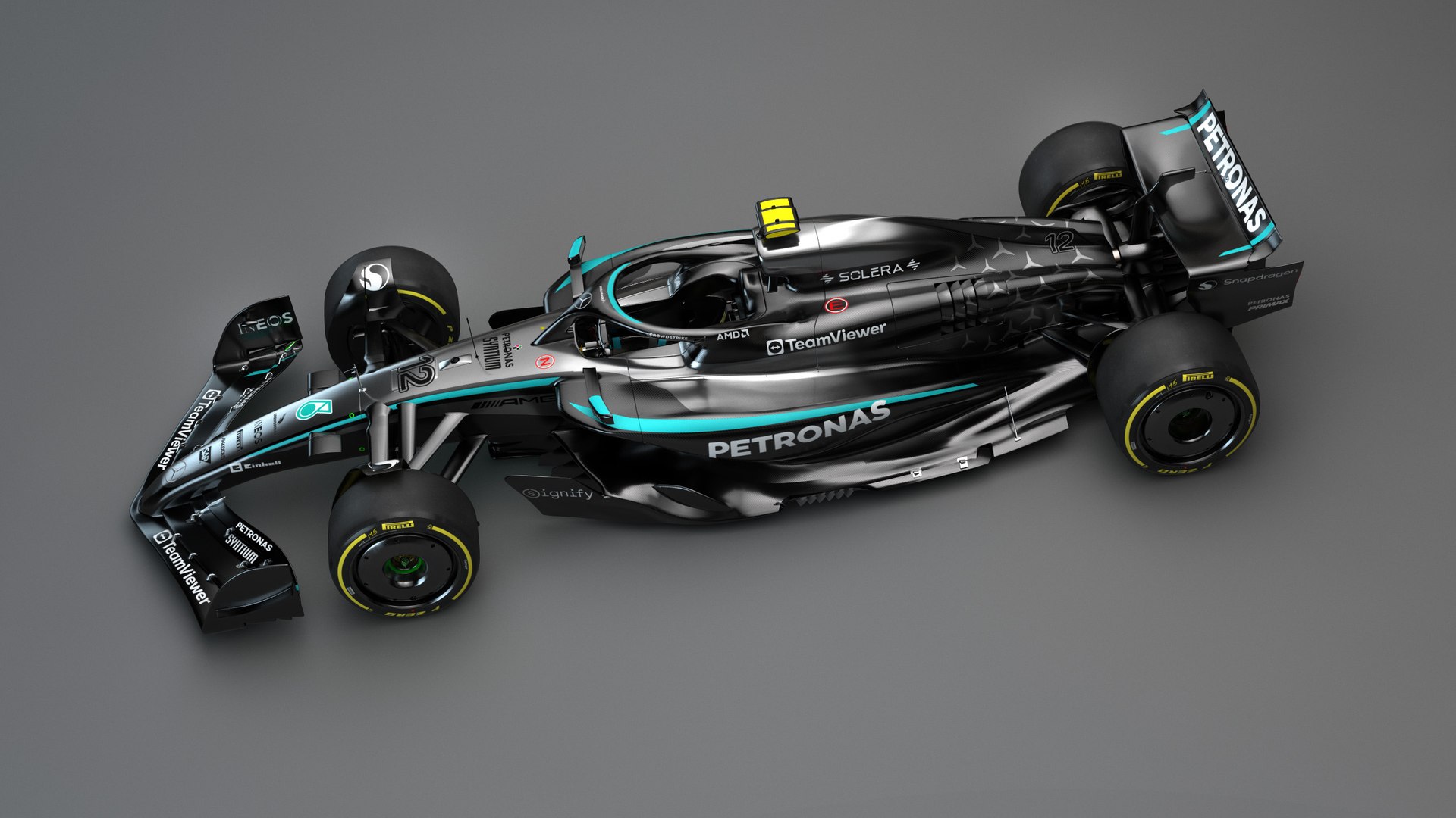 F1 Mercedes W16 2025 3D Model - TurboSquid 2374825
