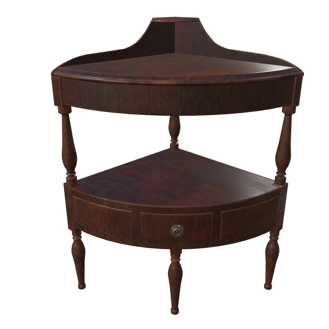 3D Corner Table Ready - TurboSquid 1598073