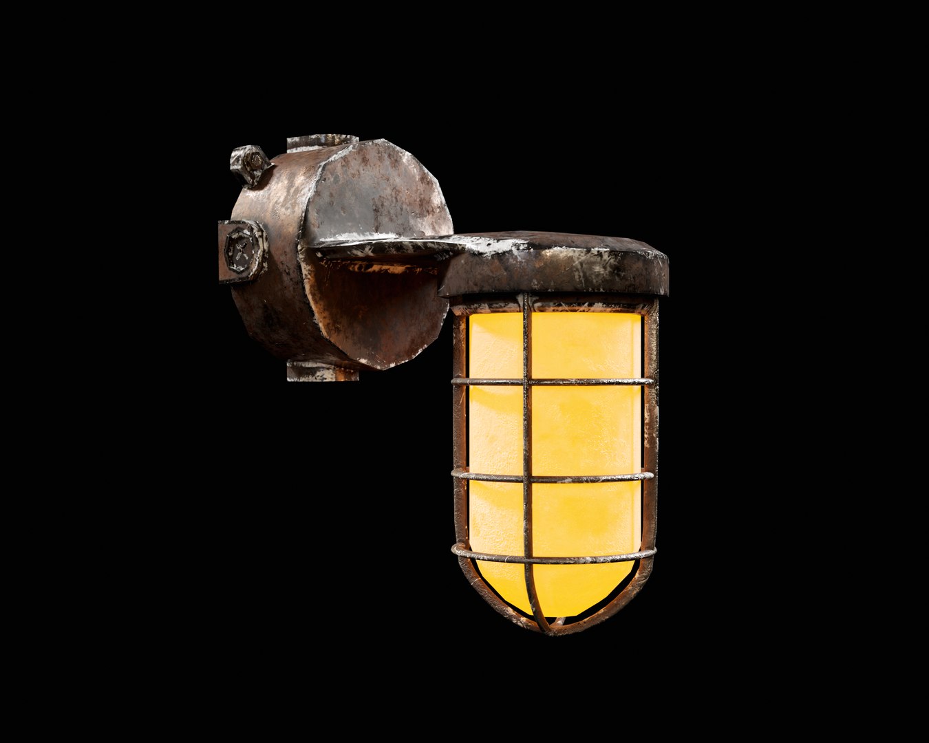 3D Model Sci-Fi Light Fixture Set 2 - TurboSquid 2357556