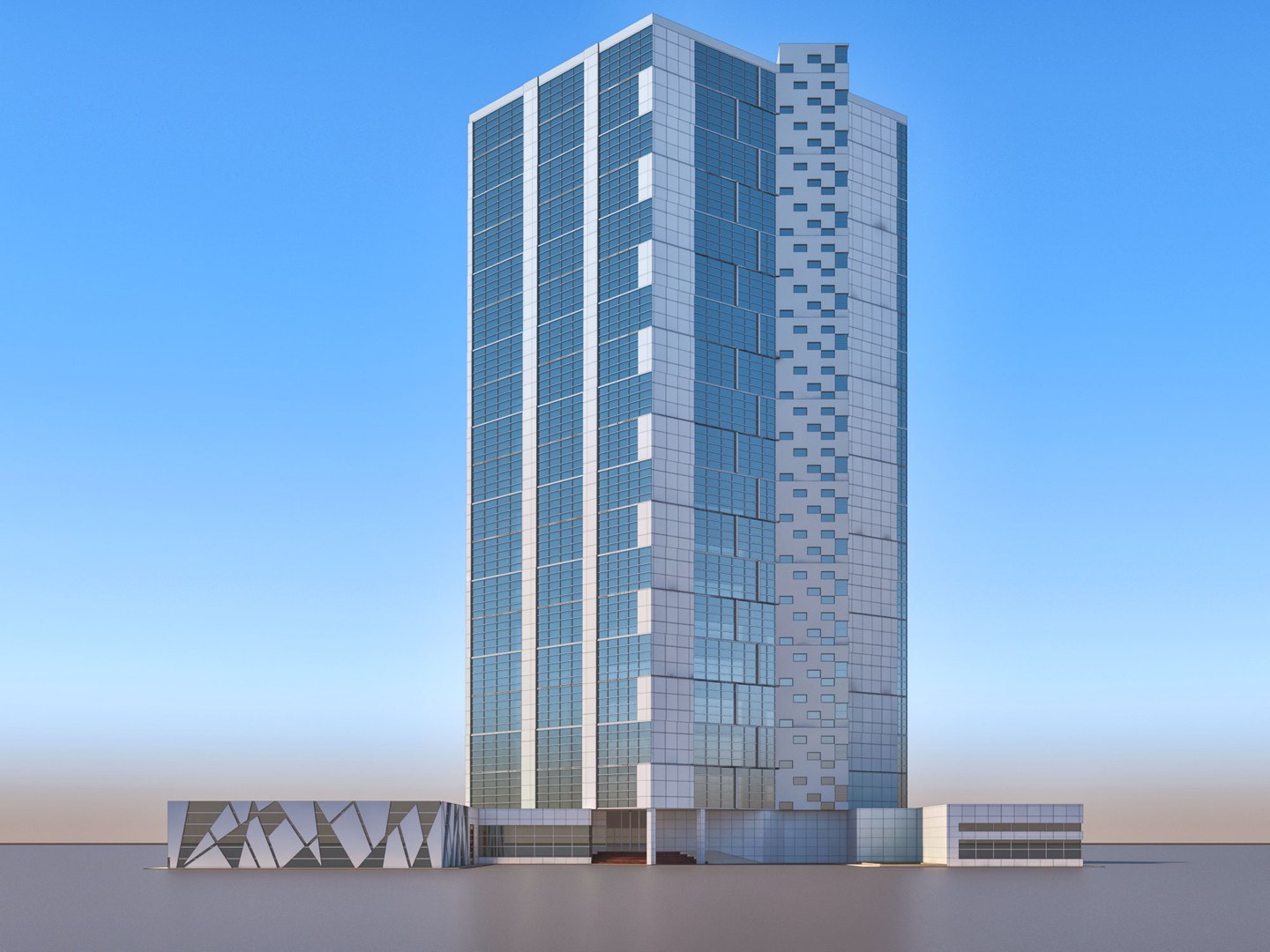 3D Apartment Building Model - TurboSquid 1463061