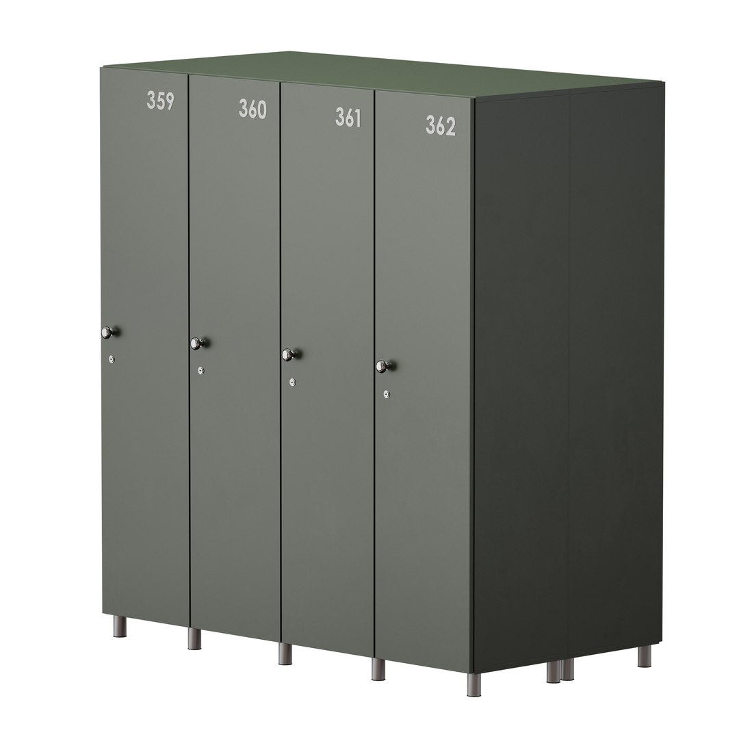 3D Lockers For Sports Locker Rooms - TurboSquid 2142428