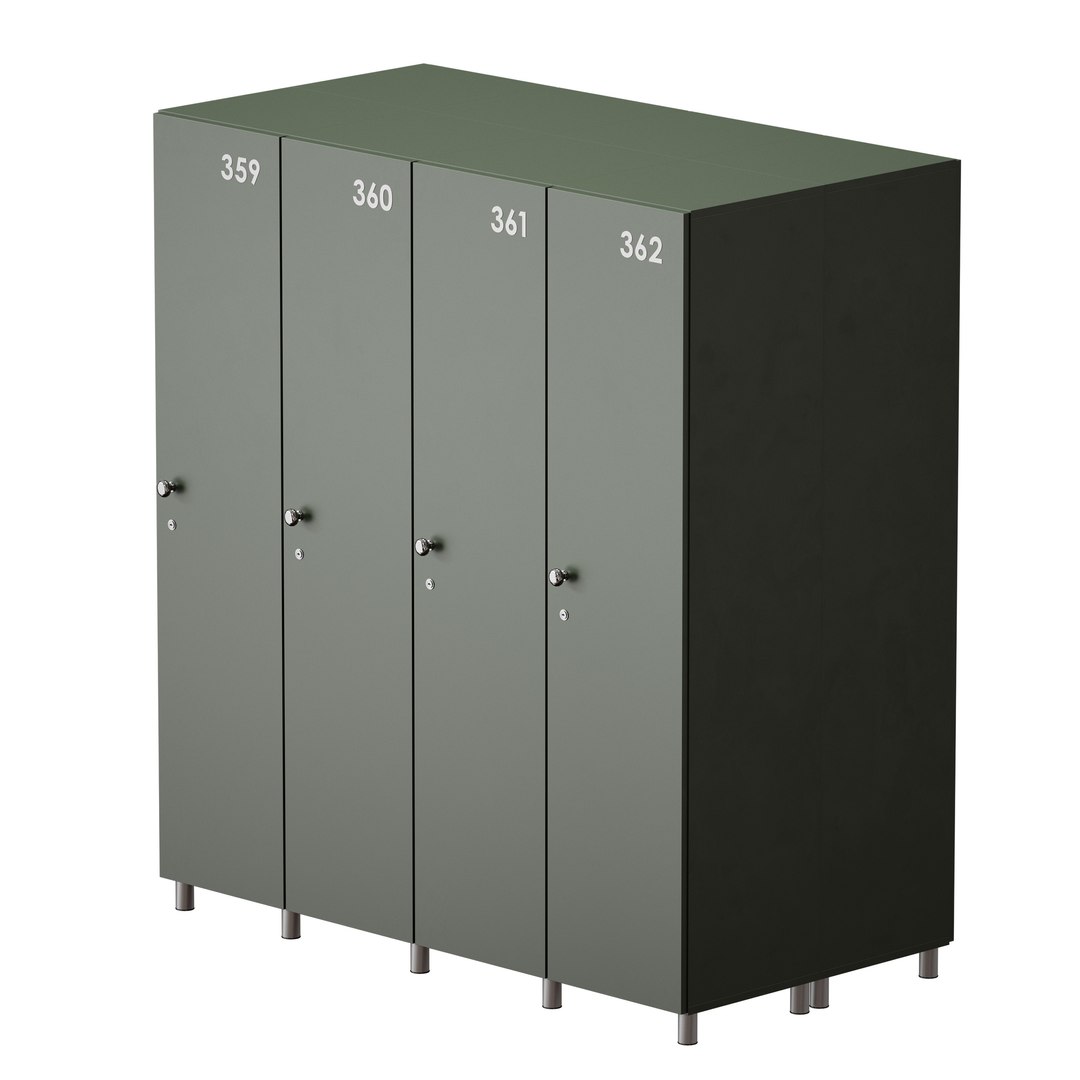 3D Lockers For Sports Locker Rooms - TurboSquid 2142428