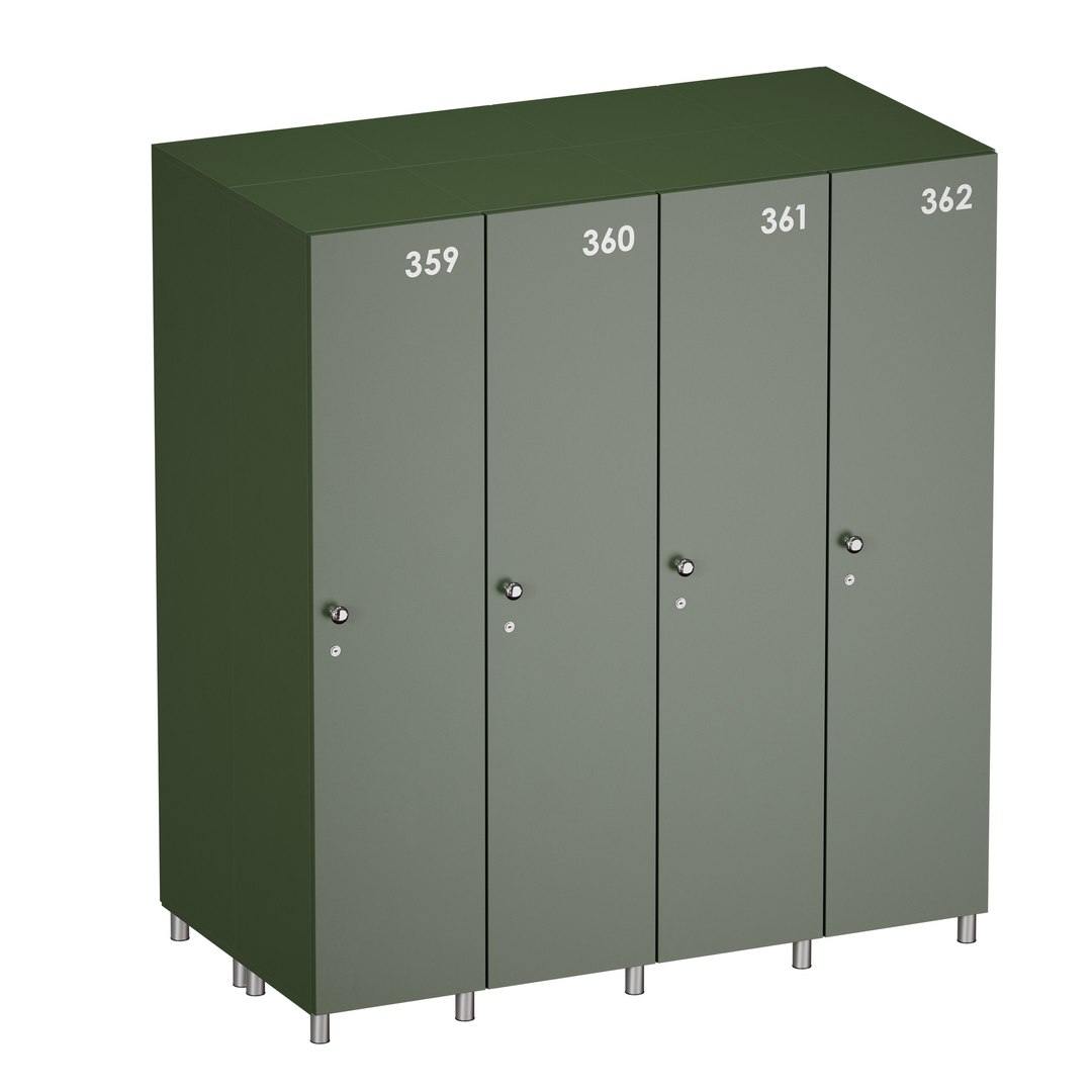 3D Lockers For Sports Locker Rooms - TurboSquid 2142428