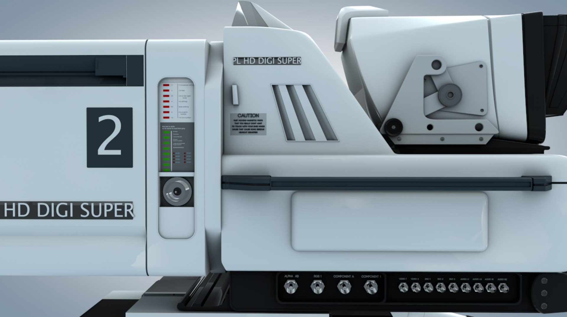 3d Model Of Tv Studio Camera