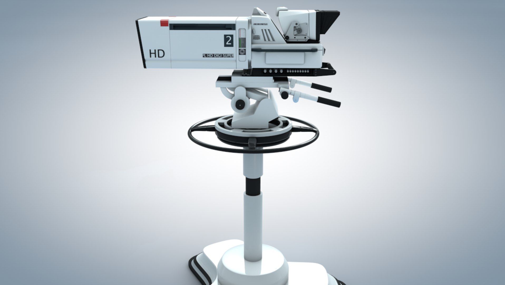 3d Model Of Tv Studio Camera