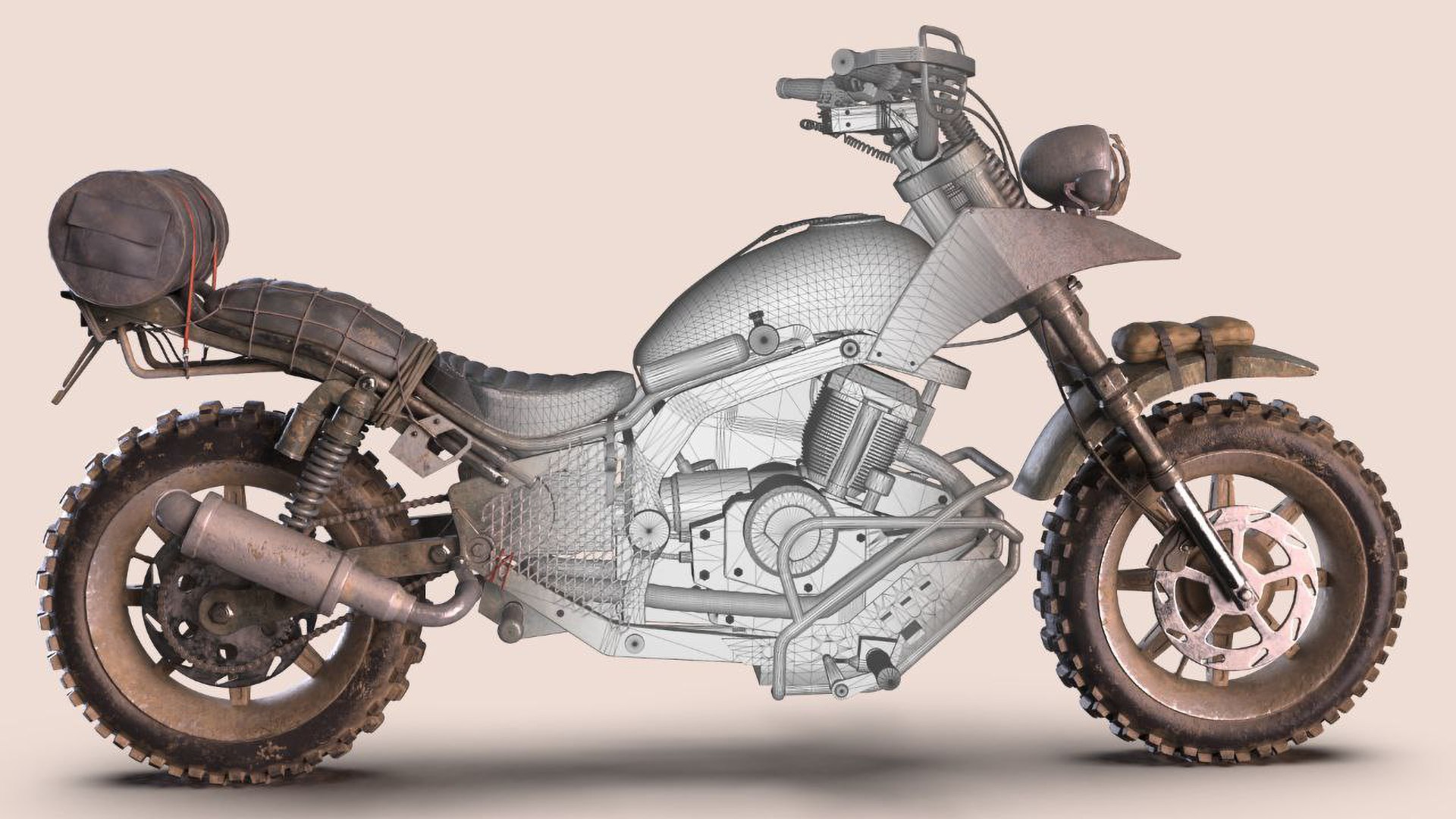 3D Drifter bike - TurboSquid 2098364