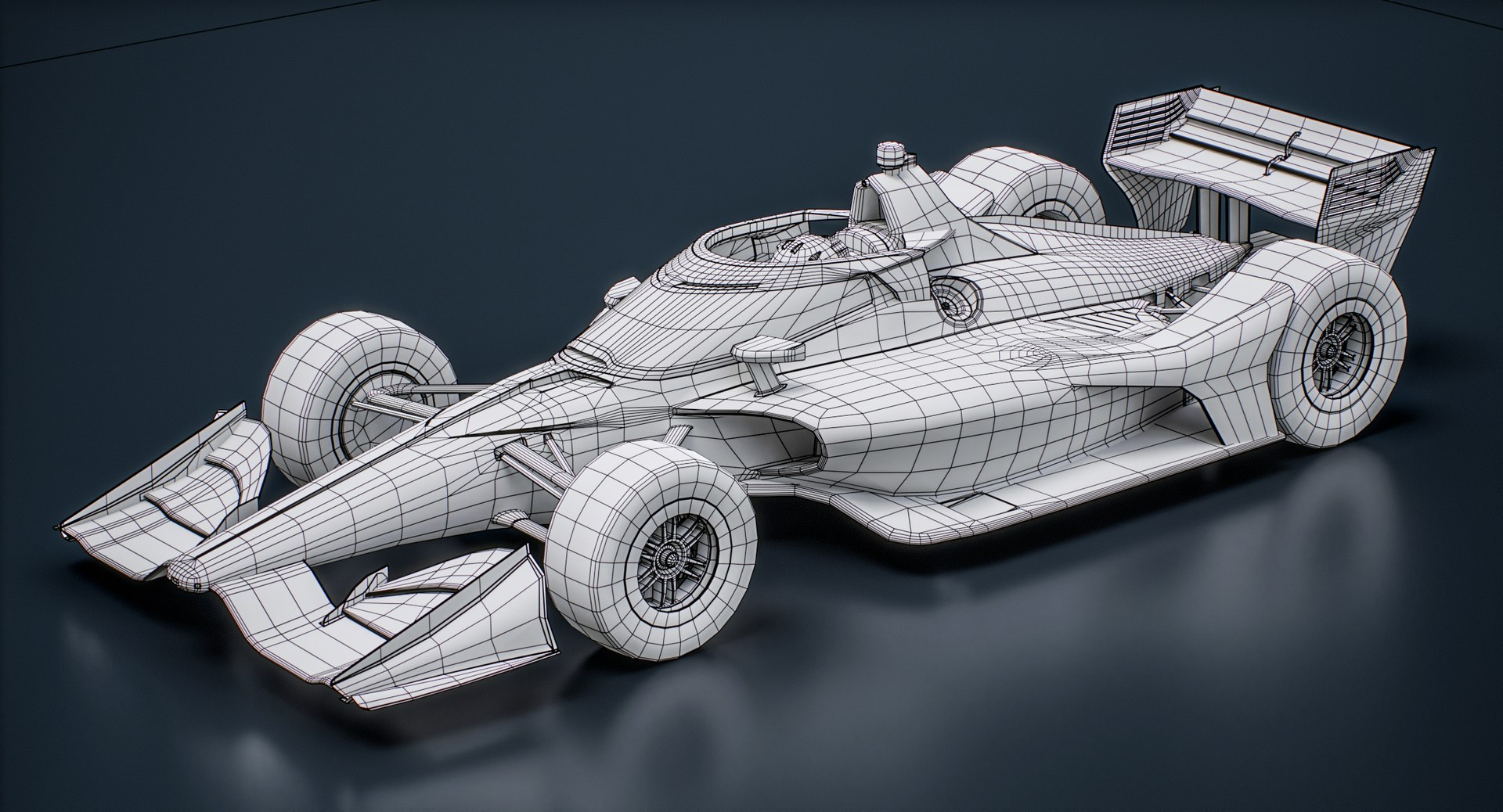 Dallara DW12 UAK-18 2025 High Downforce Race Livery 3D - TurboSquid 2445038