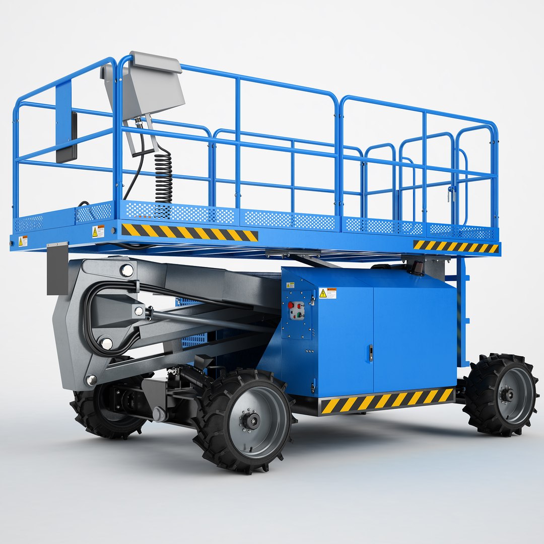3D Scissor Lift Generic 04 - TurboSquid 1718741