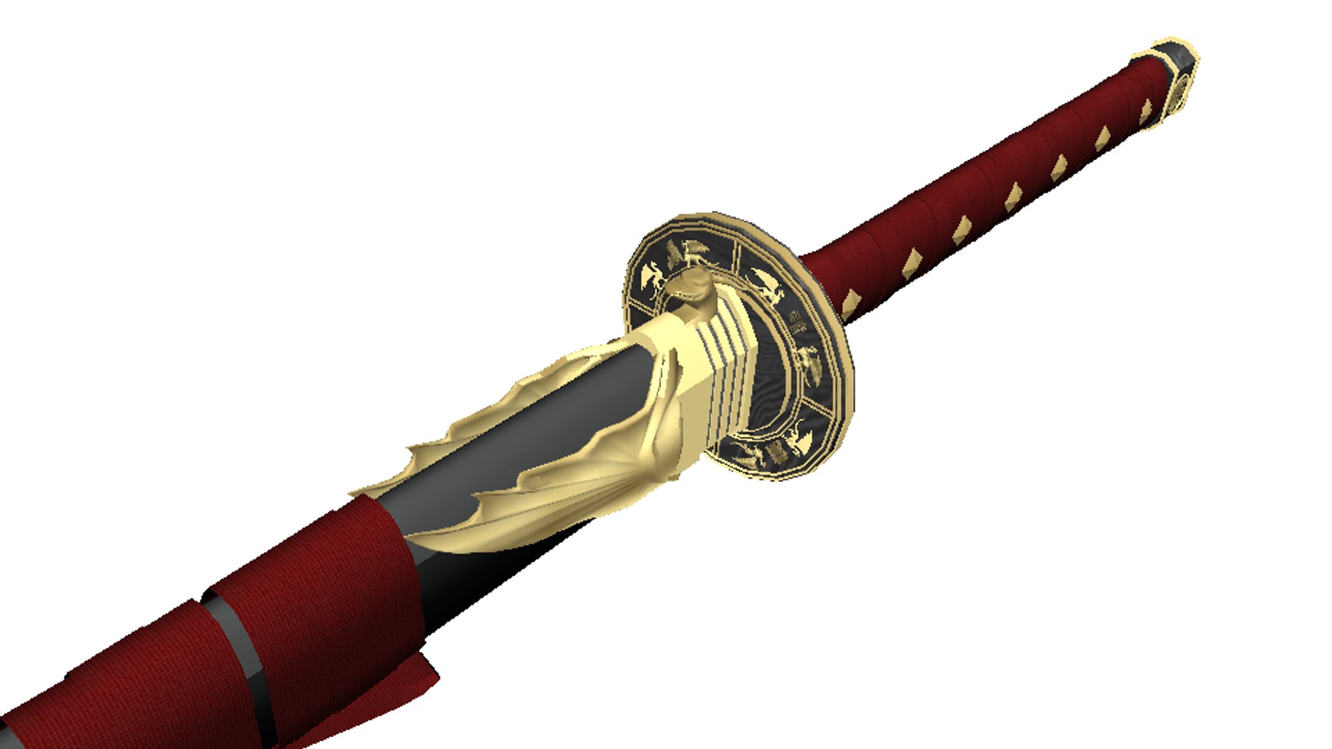 3d Japanese Katana Model