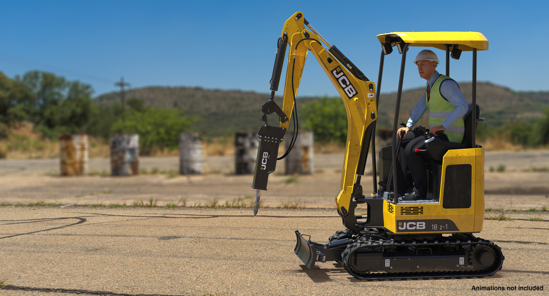 Tracked Mini Excavator 18z1 3D Model - TurboSquid 1383572